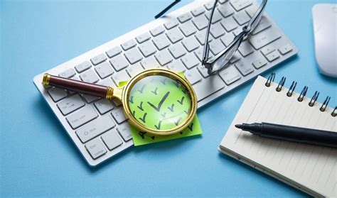 Premium Photo Check Marks On Sticky Note With A Business Objects On