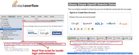 Java OpenID Login System Like Stackoverflow For Google Using Jquery Openid Stack Overflow