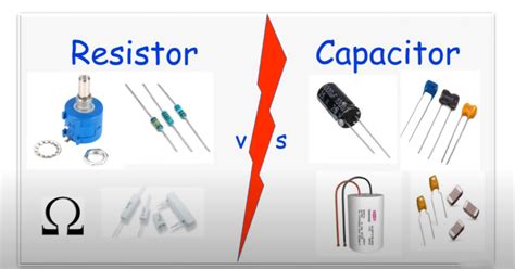 Capacitor Vs Resistor Whats The Difference ElectronicsHacks