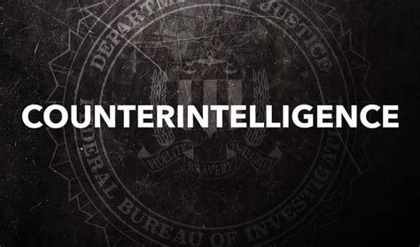 Generic Counterintelligence Graphic — Fbi