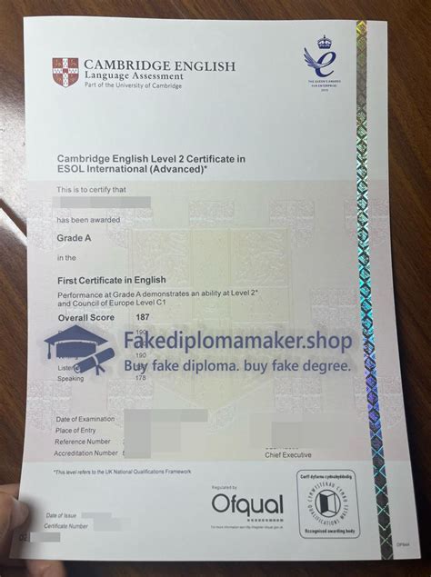Where To Order A Fake Cambridge Fce Certificate Replacement