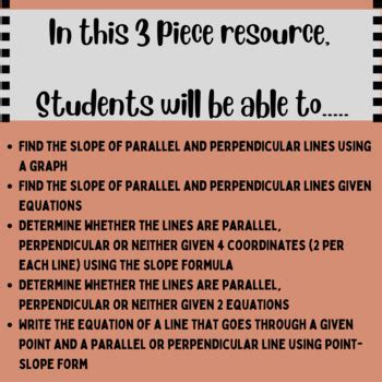 Parallel And Perpendicular Lines Google Slides Lesson Student Notes Exit Slip