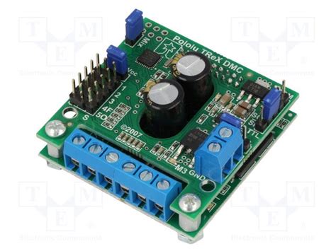 Trex Dual Motor Controller Dmc01 Pololu Dc Motor Driver Vnh2sp30 195khz Pwmrs232ttl