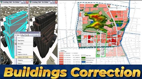 How To Perform Building Correction In Arcgis Youtube
