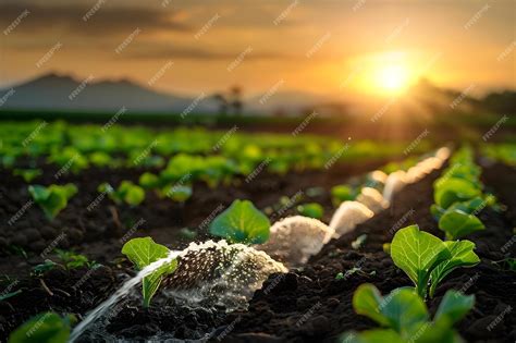 Premium Photo Maximizing Water Efficiency In Agriculture Through