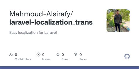 Github Mahmoud Alsirafylaravel Localizationtrans Easy Localization For Laravel