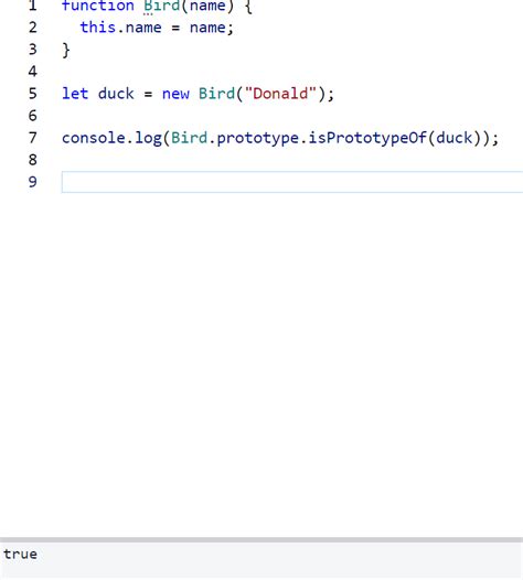 At The First I Didnt Set Prototype Why Does It Console True