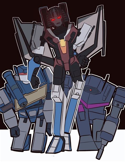 Starscream Soundwave And Shockwave Transformers And More Drawn By Ekflarlekfla Danbooru