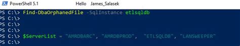 Using Dbatools To Find Orphaned Files Jim Salaseks Sql Server Blog