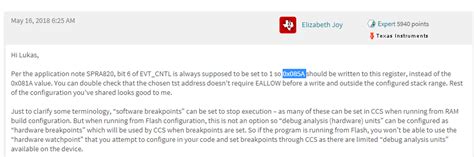 Tms320f28035 Stack Overflow Detectionspra820 Failed With 28035