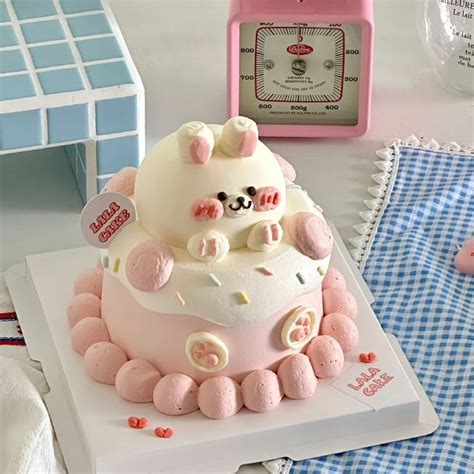 Cute Pink Cake Mini Cakes Birthday Simple Birthday Cake Pretty