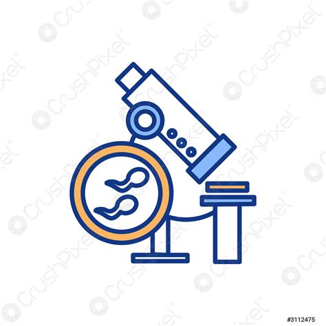 Semen Analysis Rgb Color Icon Stock Vector 3112475 Crushpixel