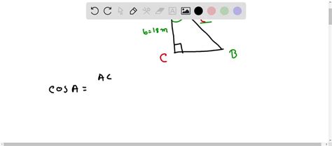solved given right triangle abc where side c is the hypotenuse
