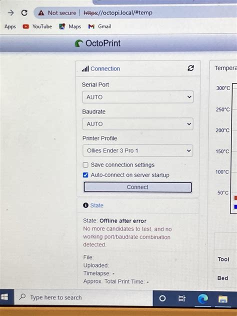 Please Help How Do I Connect My Raspberry Pi To Octopilocal More Info In The Comments R