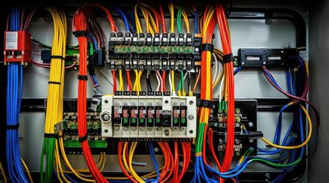 Junction Wiring Cable Premium Ai Generated Image