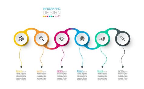 Circle Label Infographic Vector Art Vector Art At Vecteezy