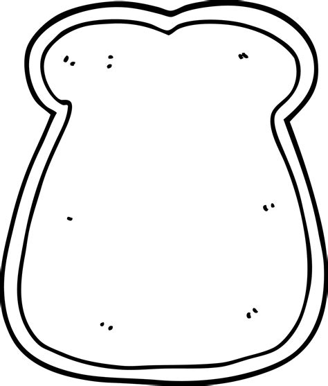 Cartoon Slice Of Bread 12353457 Vector Art At Vecteezy