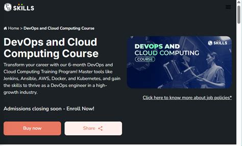 Devops Engineer Courses List 2025