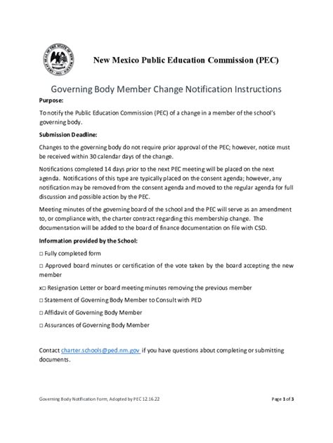 Fillable Online Public Education Commission Pec Report Fax Email