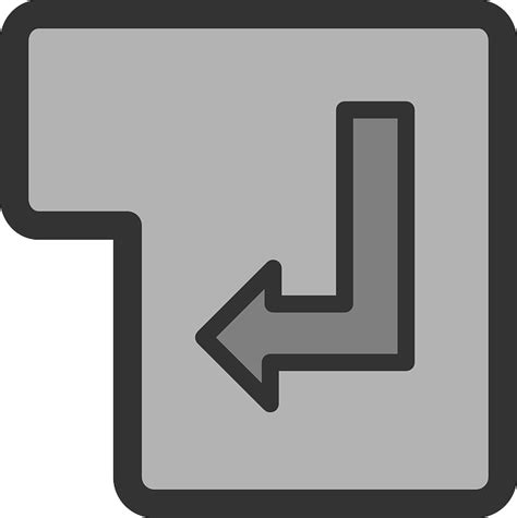 Download Enter Key Symbol Royalty Free Vector Graphic Pixabay