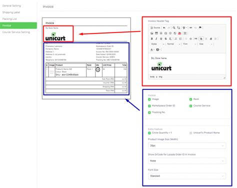 How To Print Lazada Shipping Label Version UniCart Support Center
