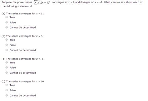 Solved Use The Ratio Test To Find The Radius Of Convergence Chegg