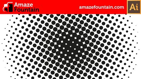 Illustrator Tutorial How To Create Halftone Effect Illustrator Graphics Design Tutorial Youtube