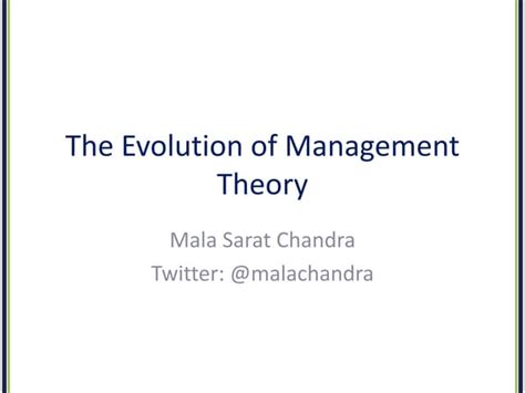 Quantitative Theory Of Managementpptx