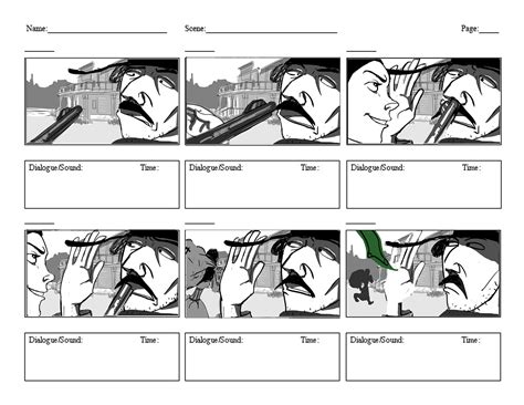 The Robbery Storyboards On Behance