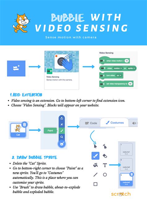 [digital design] use video sensing to make scratch projects