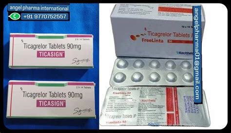Ticagrelor Tablets 90mg At ₹ 450strip Ticagrelor Tablets In Nagpur