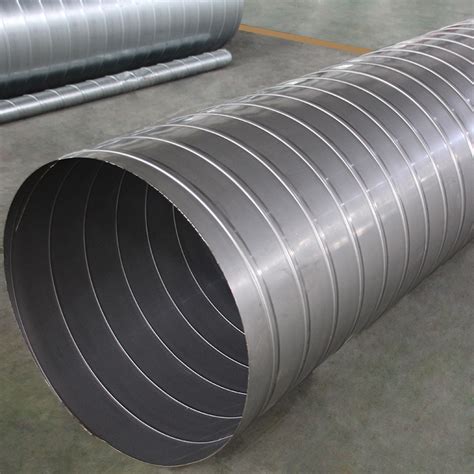 Stainless Steel Spiral Air Duct For Hvac Systems Wuxi Weishan Spiral