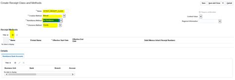 Oracle Applications Blog What Is Receipt Class And Receipt Methods In