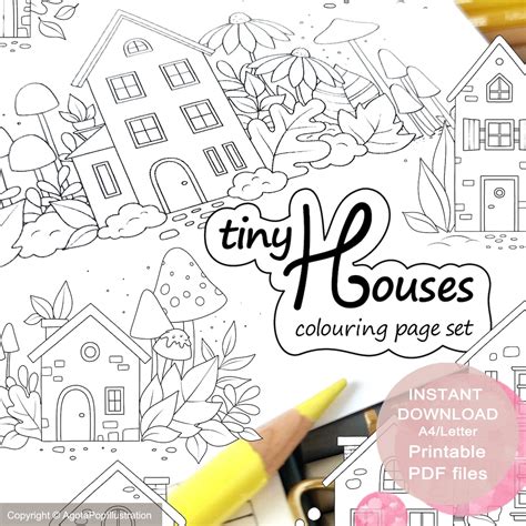 Tiny House Coloring Pages [2025]
