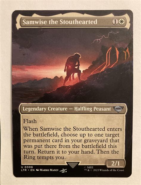 Samwise The Stouthearted R Mtgaltered