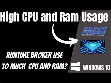 how to fix runtime broker high cpu usage in windows 10 fix 100 cpu
