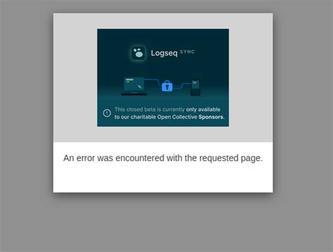I M Using Linux And Error Happens When I Try To Log Into Logseq Sync FAQ Logseq