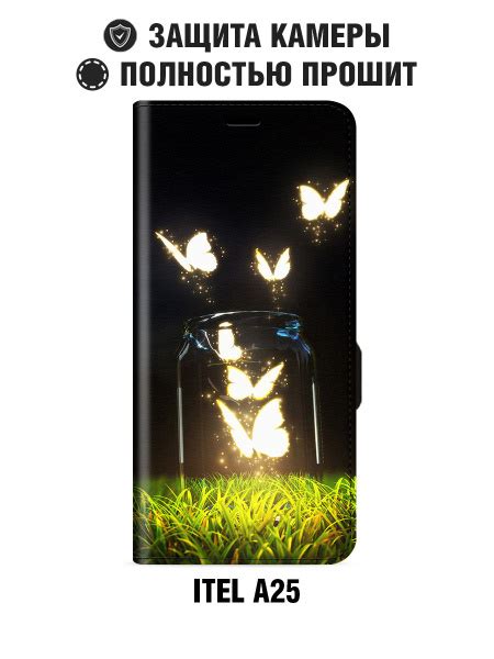Чехол-книжка для Itel A25 / Ител А25 DF itFlip-04 (black) Art367 ...