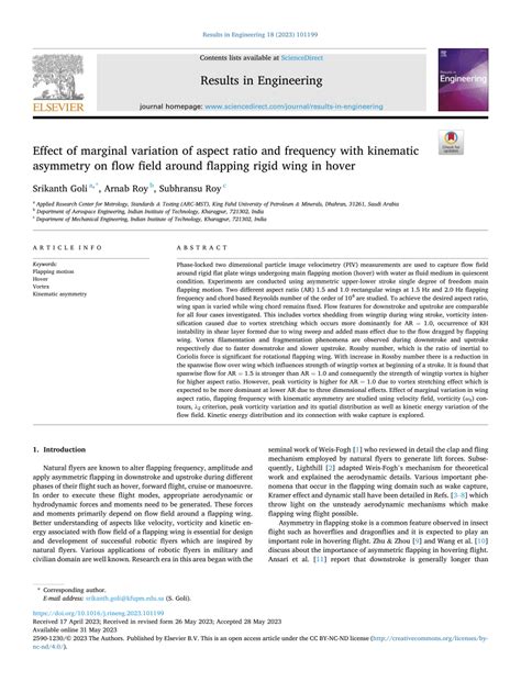 Pdf Effect Of Marginal Variation Of Aspect Ratio And Frequency With