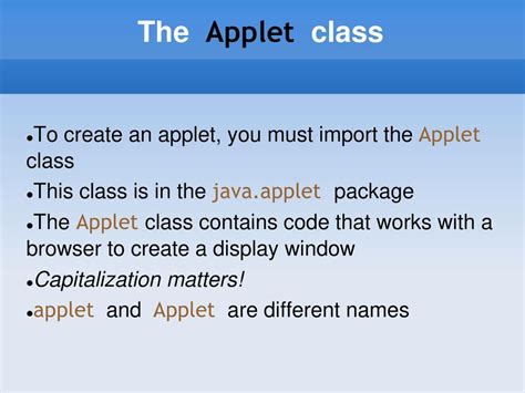 Java Applet Ppt Download