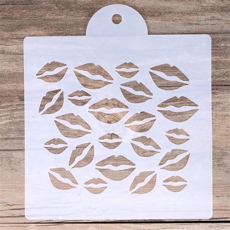 Lip Stencil Etsy