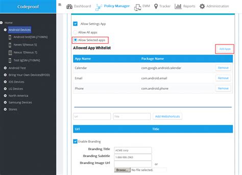 Mobile Apps Whitelisting Customer Support And Training Codeproof