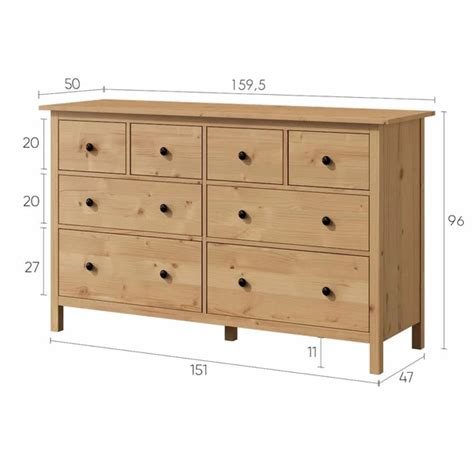 Комод P&H с ящиками для одежды, 159.5x50x96 см, 8 ящ. купить c ...