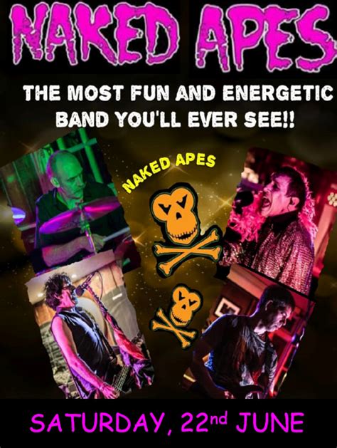 NAKED APES SAT 22ND JUNE Corner Club Canvey Island