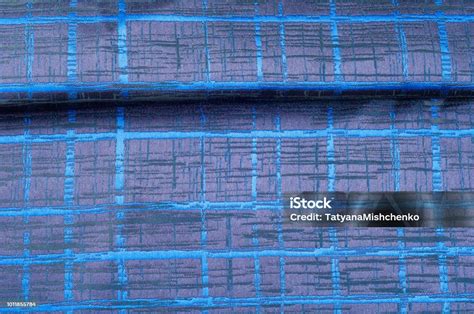 텍스처 직물 배경입니다 모직 피복입니다 진한 파란색 줄무늬입니다 검은 줄무늬 0명에 대한 스톡 사진 및 기타 이미지 0명 결심 기하 도형 Istock