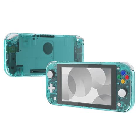 Ns Switch Lite Complete Shell Kit Clear Emerald Green