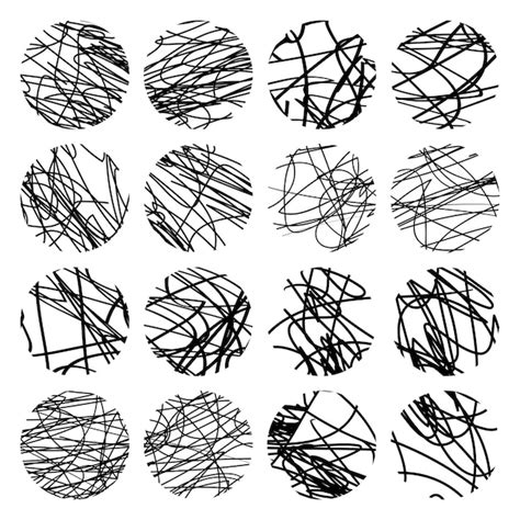 Premium Vector Abstract Line Vector Circle Background Set