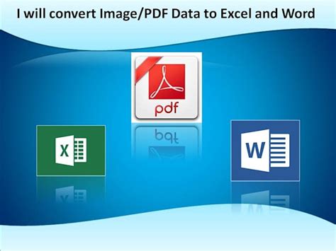 convert image or pdf file into word and excel by vijaybhagat537 fiverr