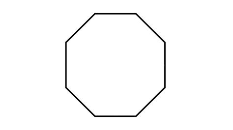 How To Draw Octagon Step By Step Hand Of Art