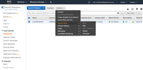 How To Change Or Upgrade An EC Instance Type Logicata